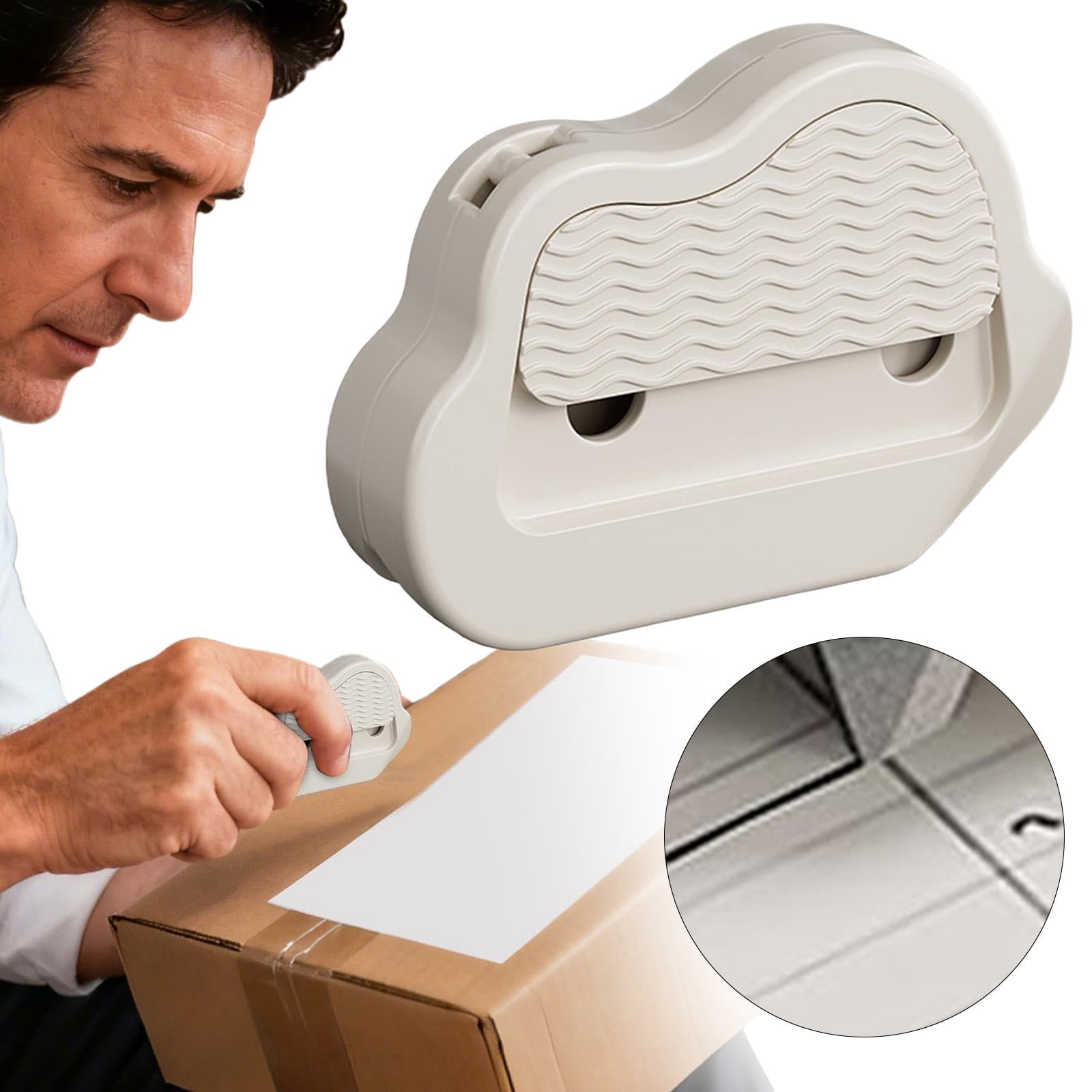 Magnetic Cardboard Cutter,Teflon Carton Opener,Portable Unpacking Blade ...