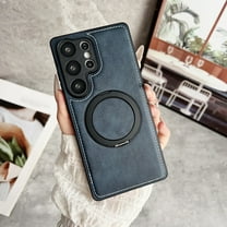 for Samsung Galaxy Z Flip 6 Magnetic Case with Ring Stand, Rugged Case ...