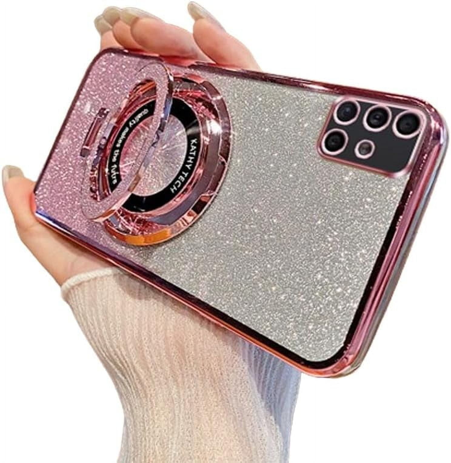 Magnetic Case for Samsung Galaxy A51 Case Sparkle Cute with Stand Phone ...