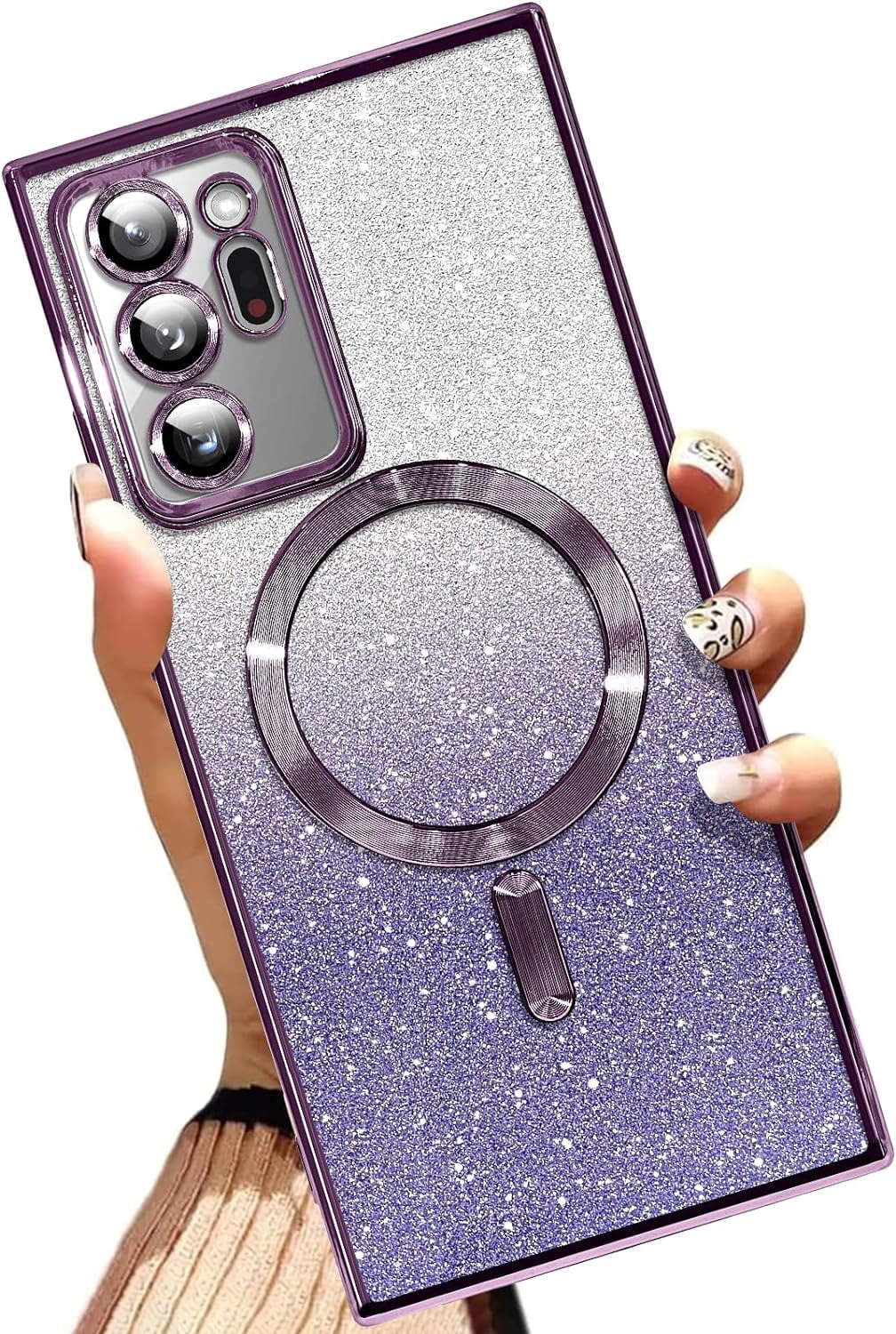 Magnetic Case for Samsung Galaxy Note 20 Ultra [Built-in Camera Lens ...