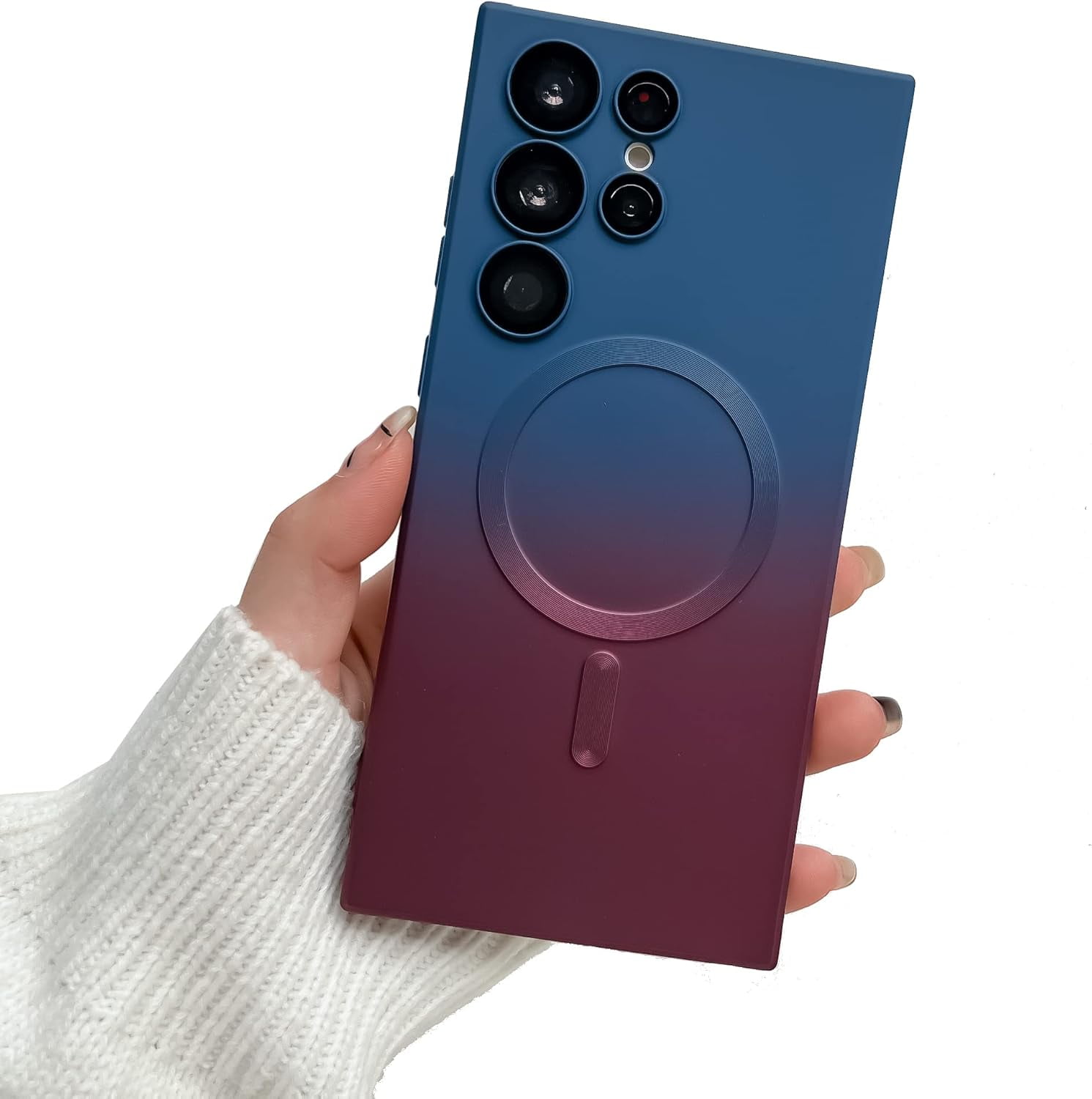 Magnetic Case for Samsung Galaxy S22 Plus Case [Compatible with MagSafe] Camera Protector ...