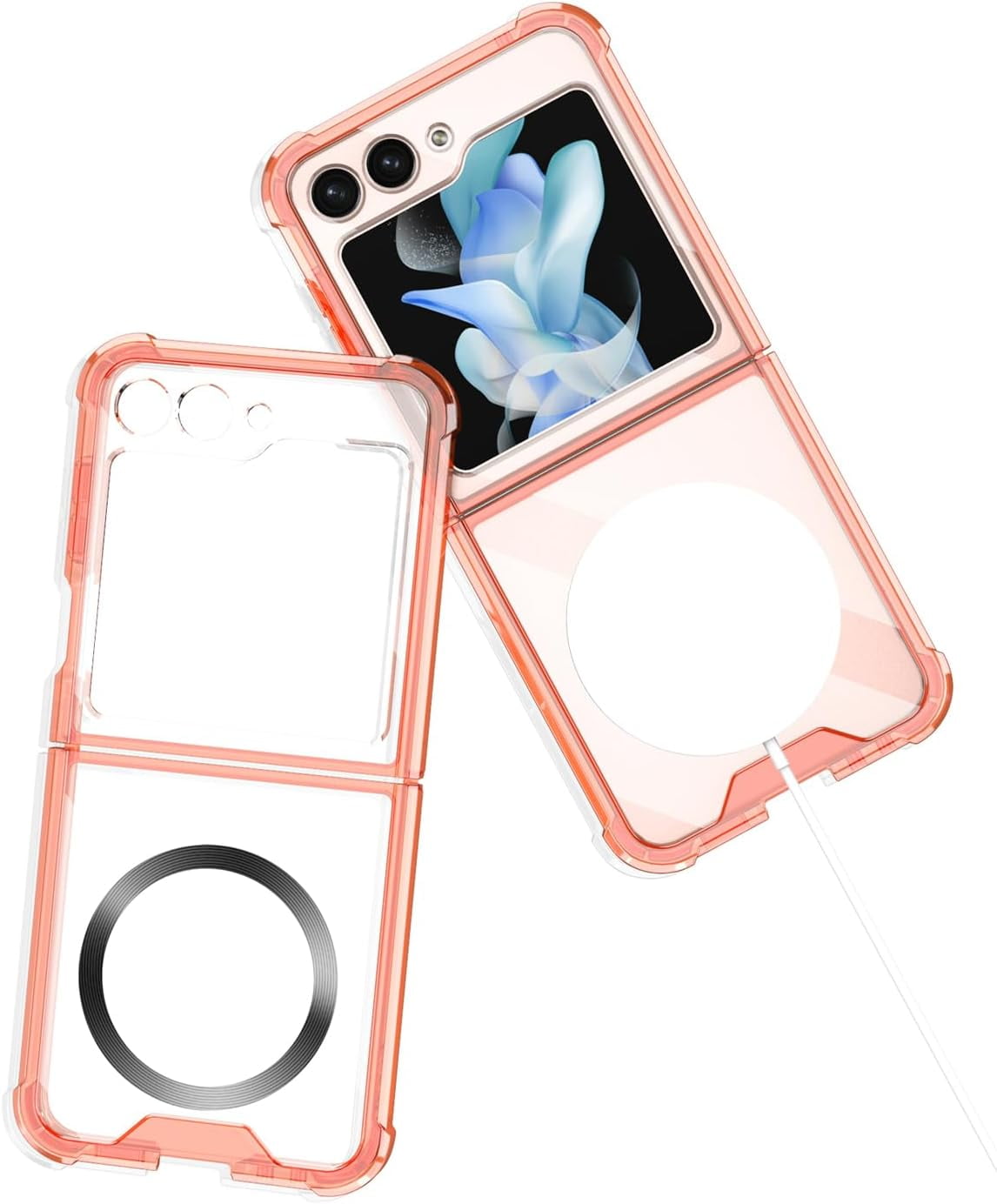 Magnetic Case for Samsung Galaxy Z Flip 5 4 5G Compatible with Magsafe ...