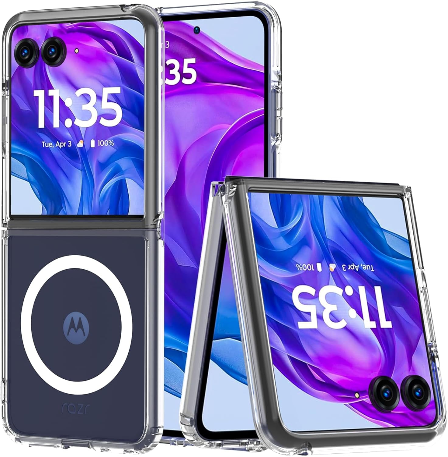 Magnetic Case for Motorola Razr+ 2024 Razr 50 Ultra Razr Plus ...