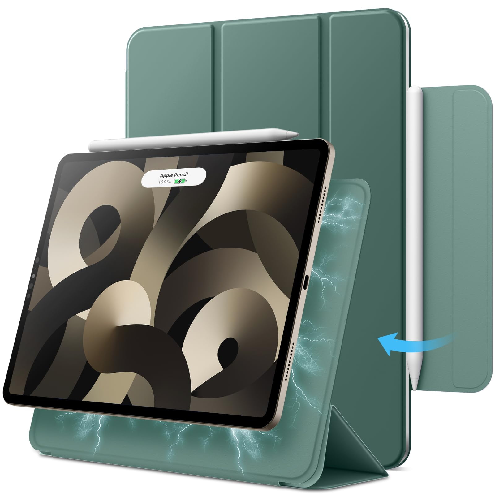 Magnetic Case for iPad Air 11-Inch M2 (2024), iPad Air 5/4 (2022/2020 ...