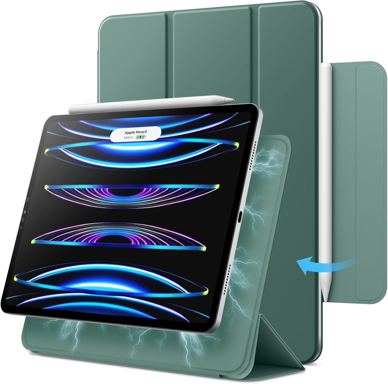 Magnetic Case for iPad Pro 11 Inch (2022/2021/2020/2018 Model), and ...
