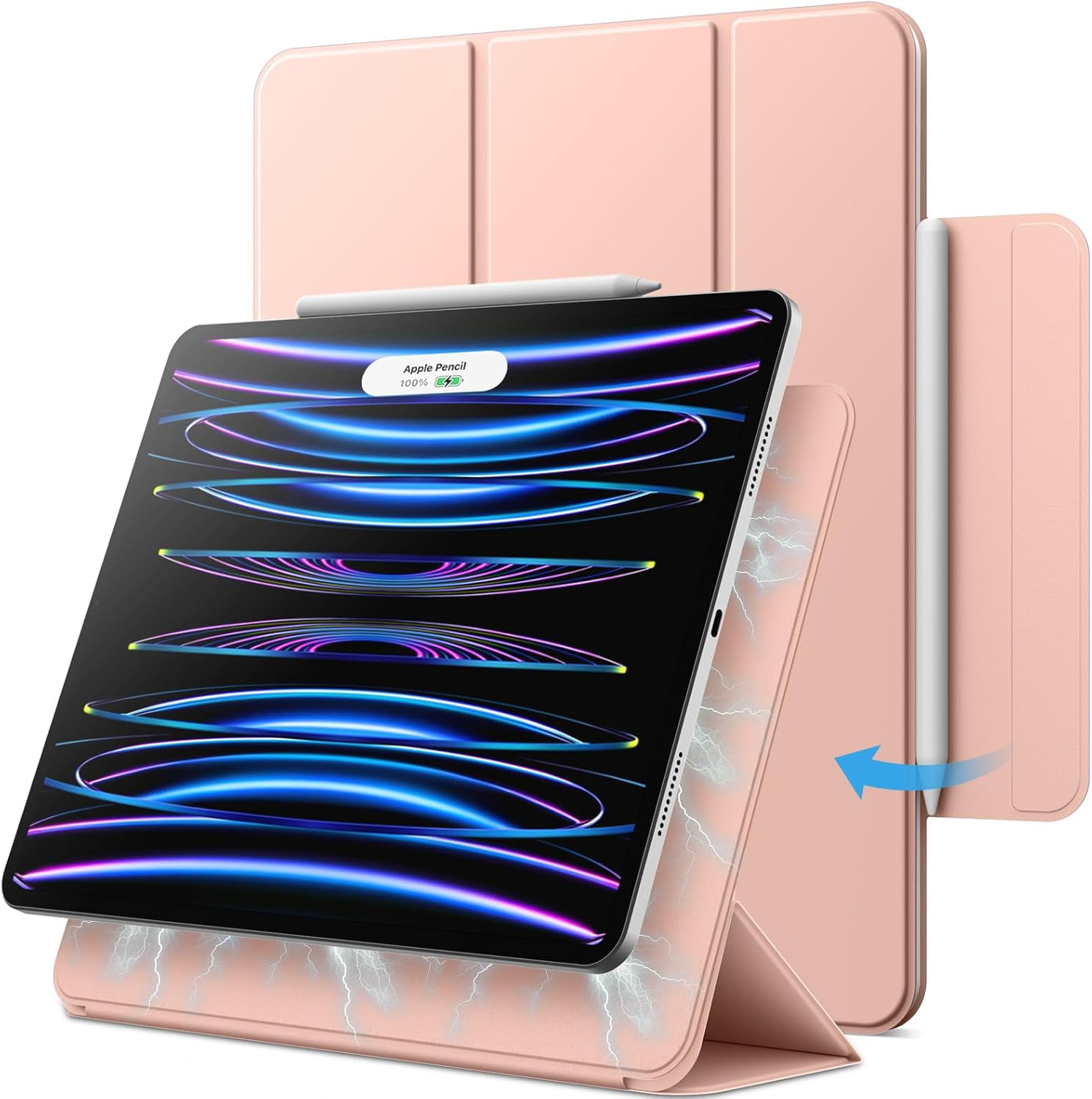 Magnetic Case for iPad Pro 12.9 Inch 2022/2021/2020/2018 (6th/5th/4th ...
