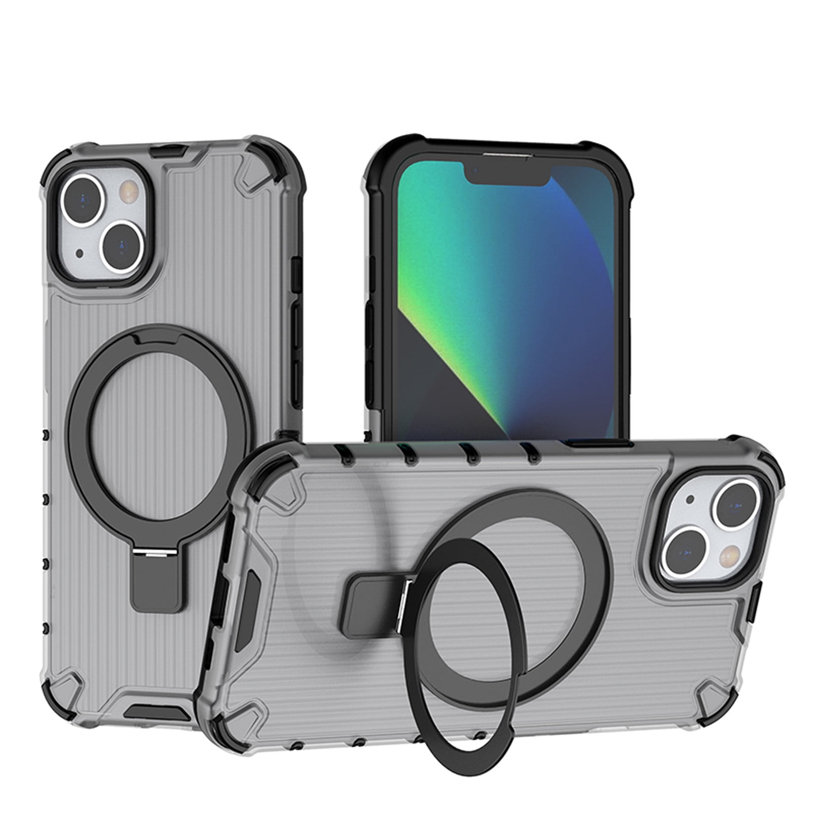 Magnetic Case for iPhone 13, [Magnetic Ring Car Mount Compatible ...