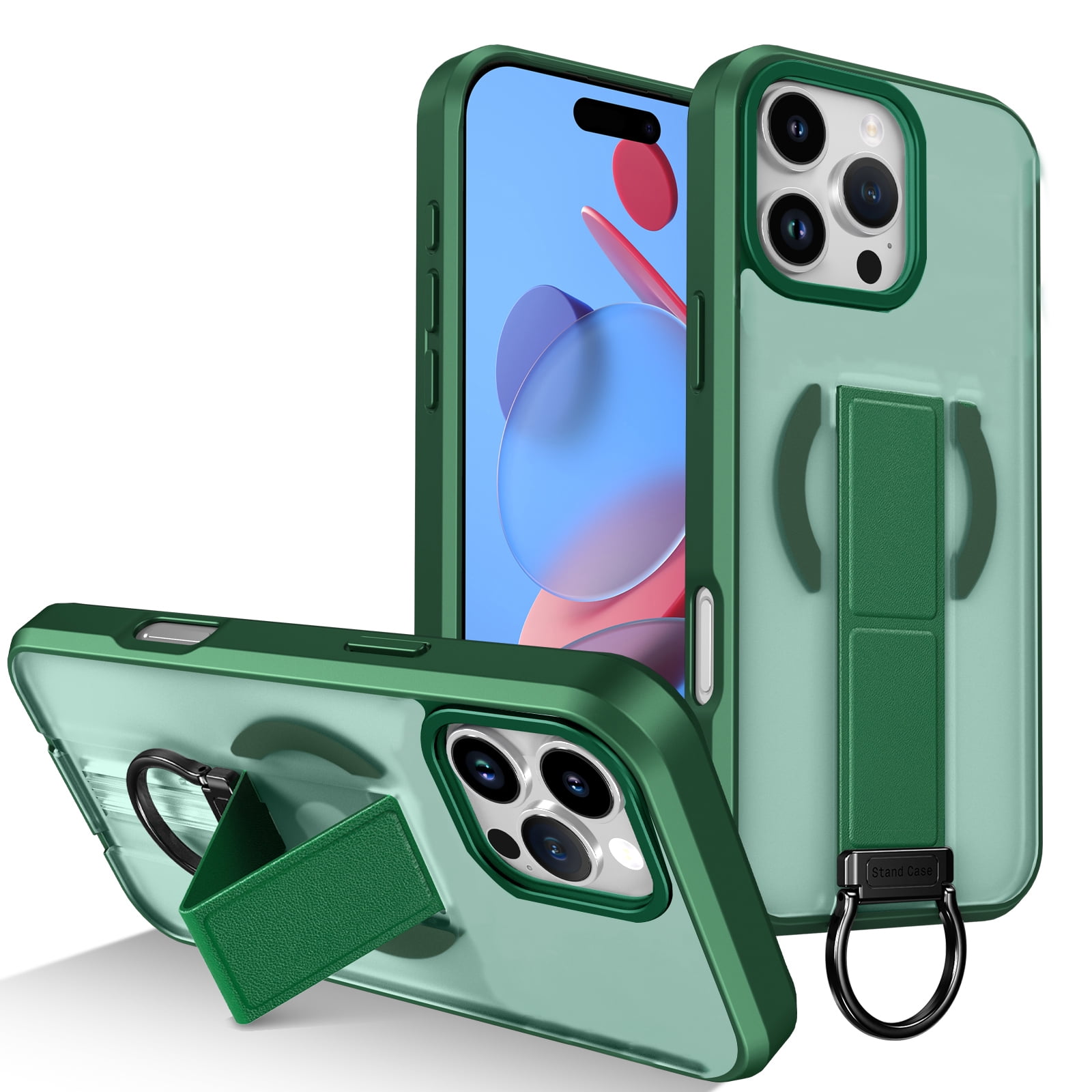 Magnetic Case for iPhone 13 Pro, [Built-in Kickstand] [Compatible with ...