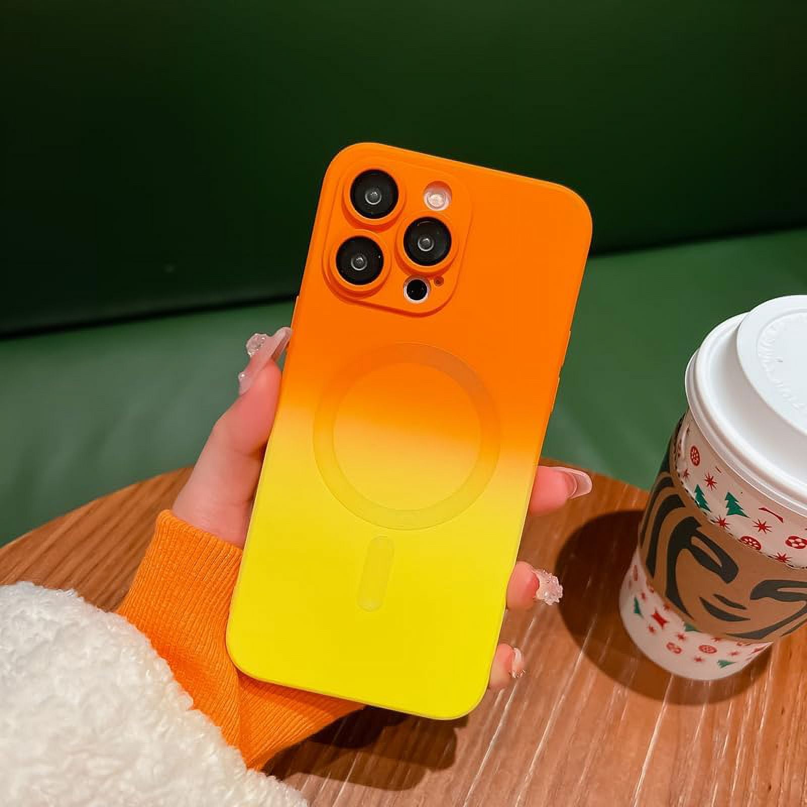 Magnetic Case for iPhone 13 Pro Max 6.7 inch, Luxury Gradient Neon ...