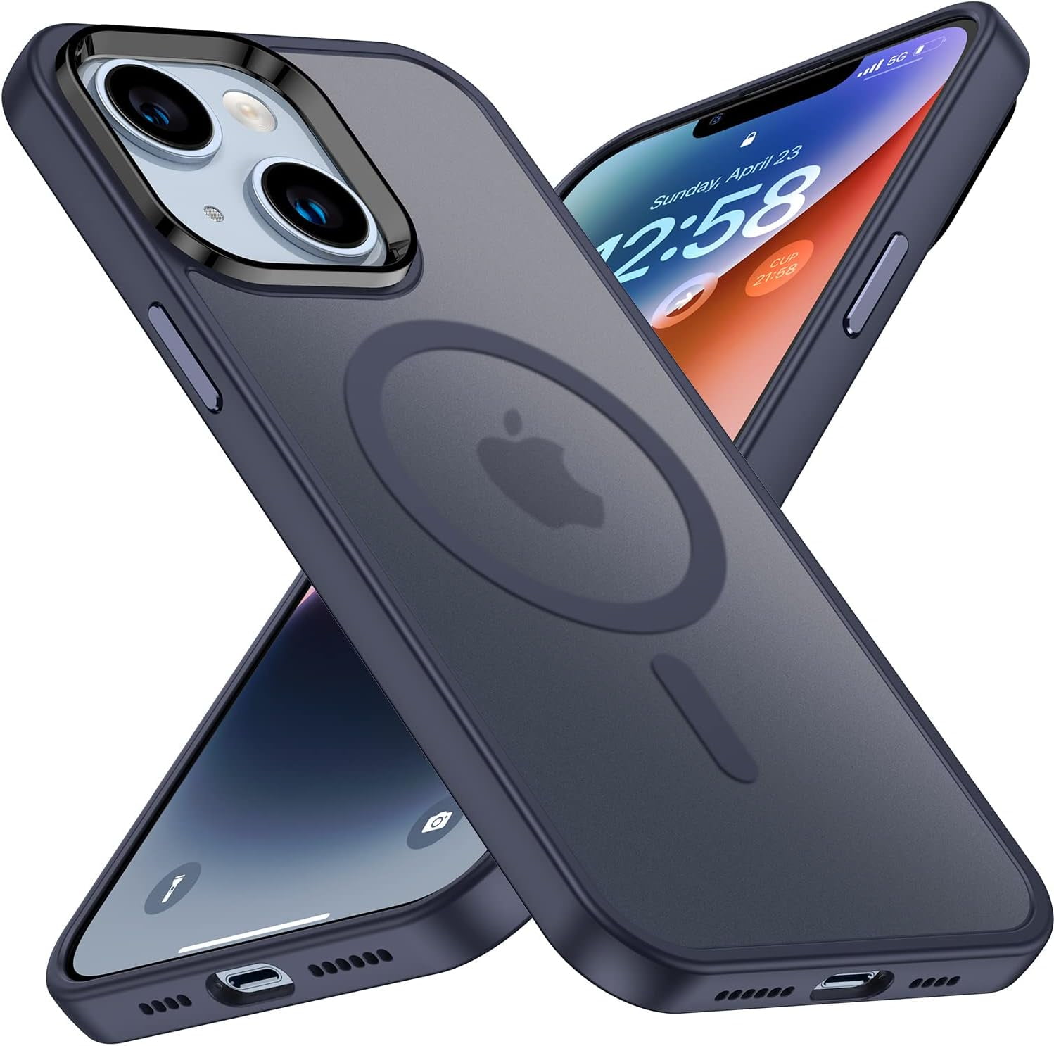 Magnetic Case for iPhone 14 Case/iPhone 13 Case[Military-Grade Drop ...