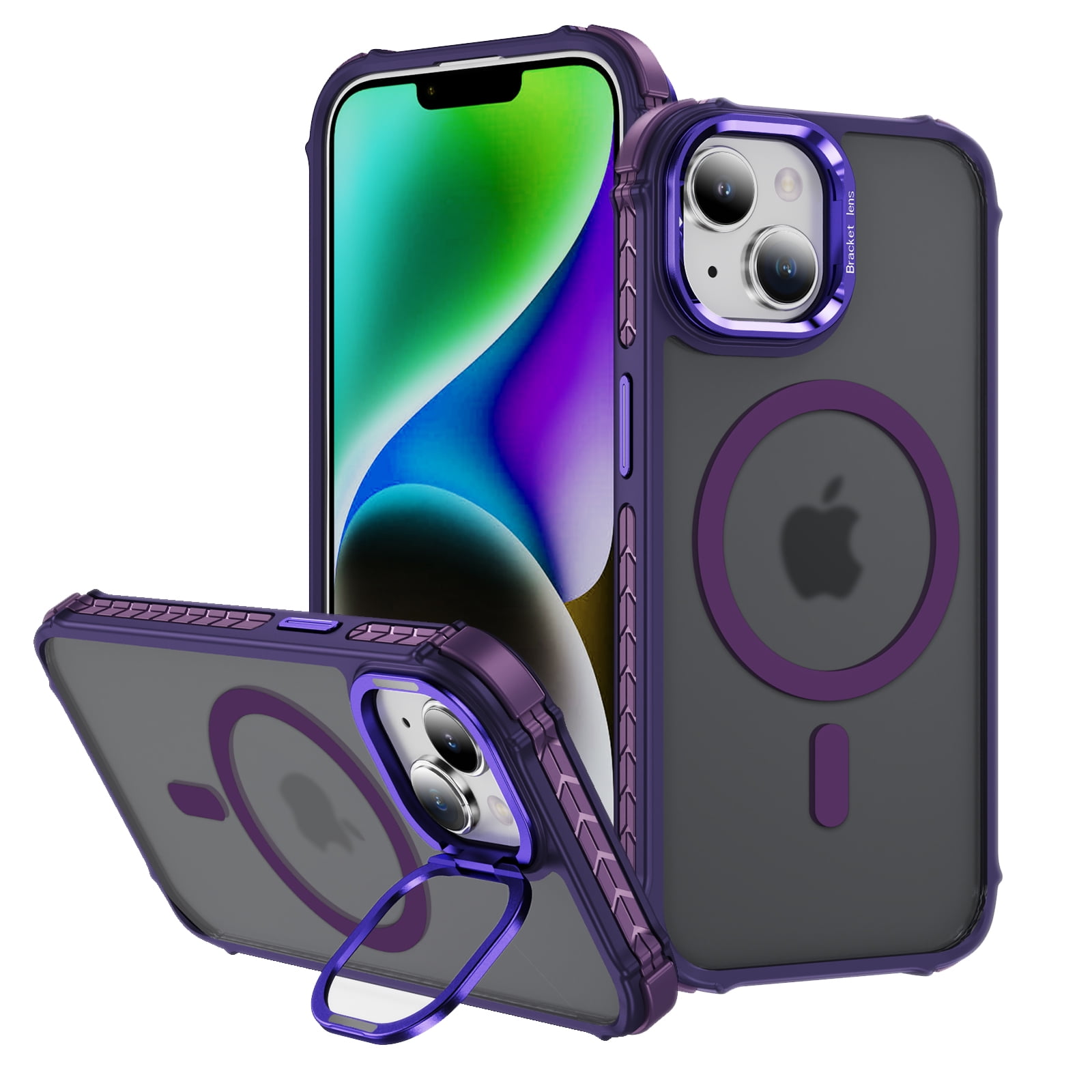 Magnetic Case for iPhone 15 Plus, Compatible with MagSafe Accessories ...