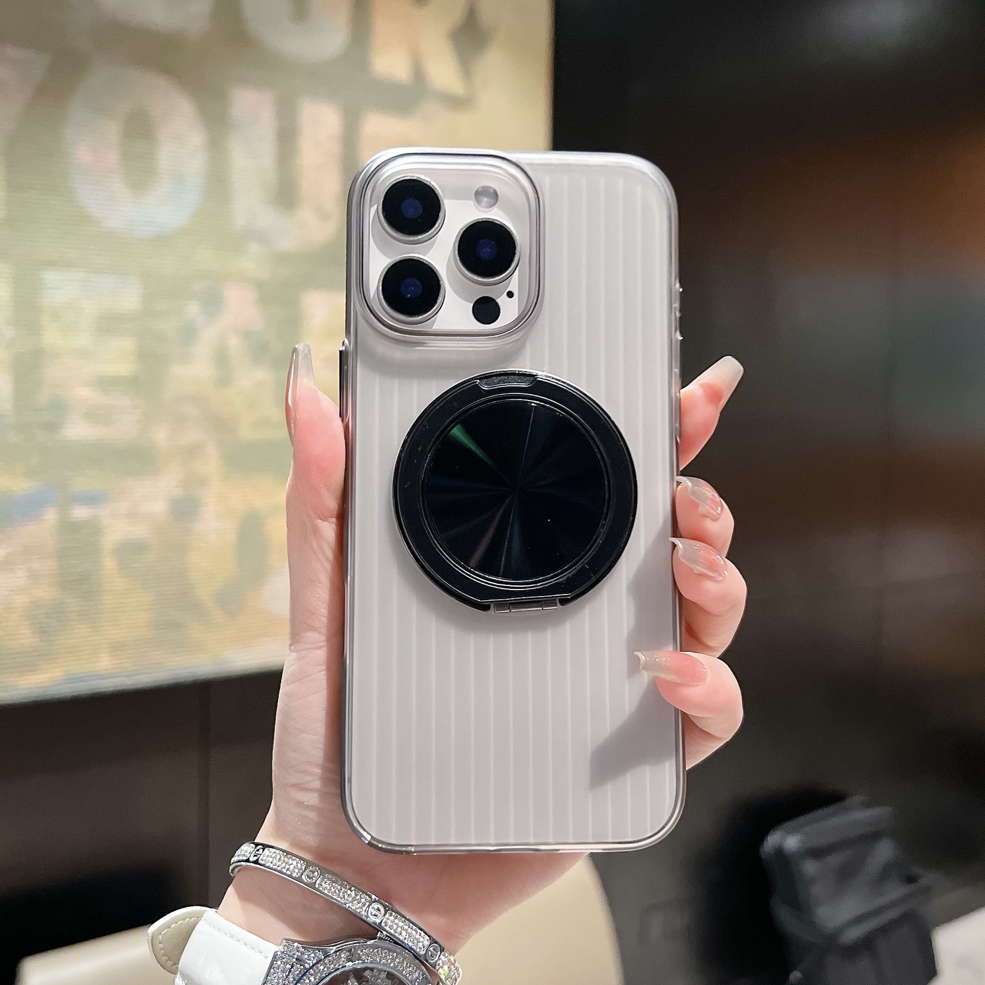 Magnetic Case for iPhone 15 Pro - [Built-in Invisible Stand ...