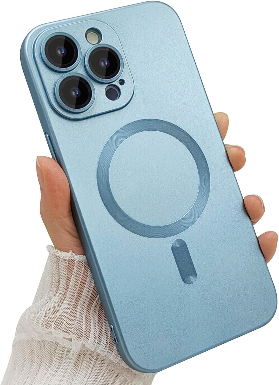 Magnetic Case for iPhone 15 Pro Phone Case for Women Men, Cute Matte ...