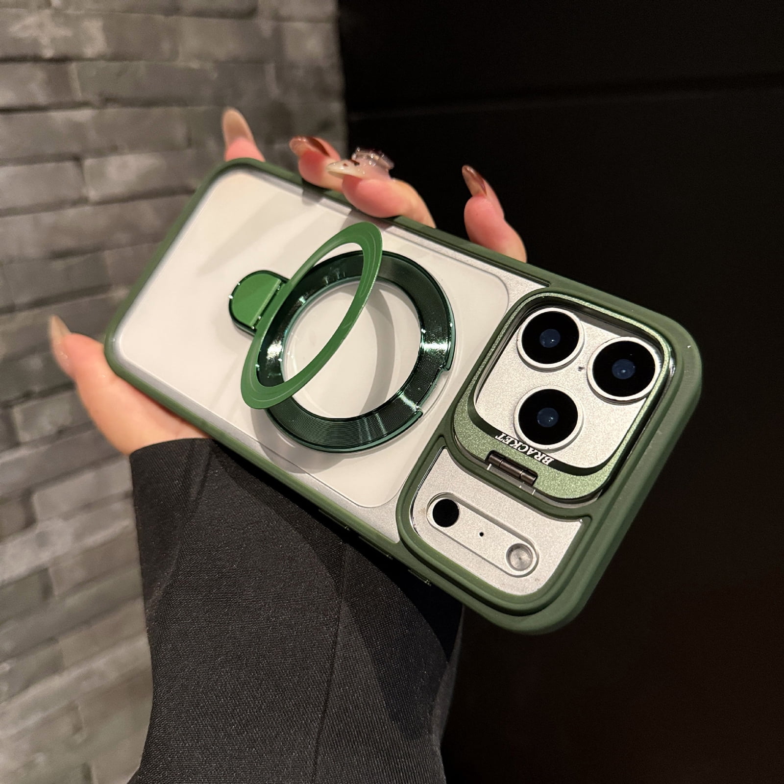 Magnetic Case For iPhone 17 with Hidden Kickstand, Integrated Camera ...