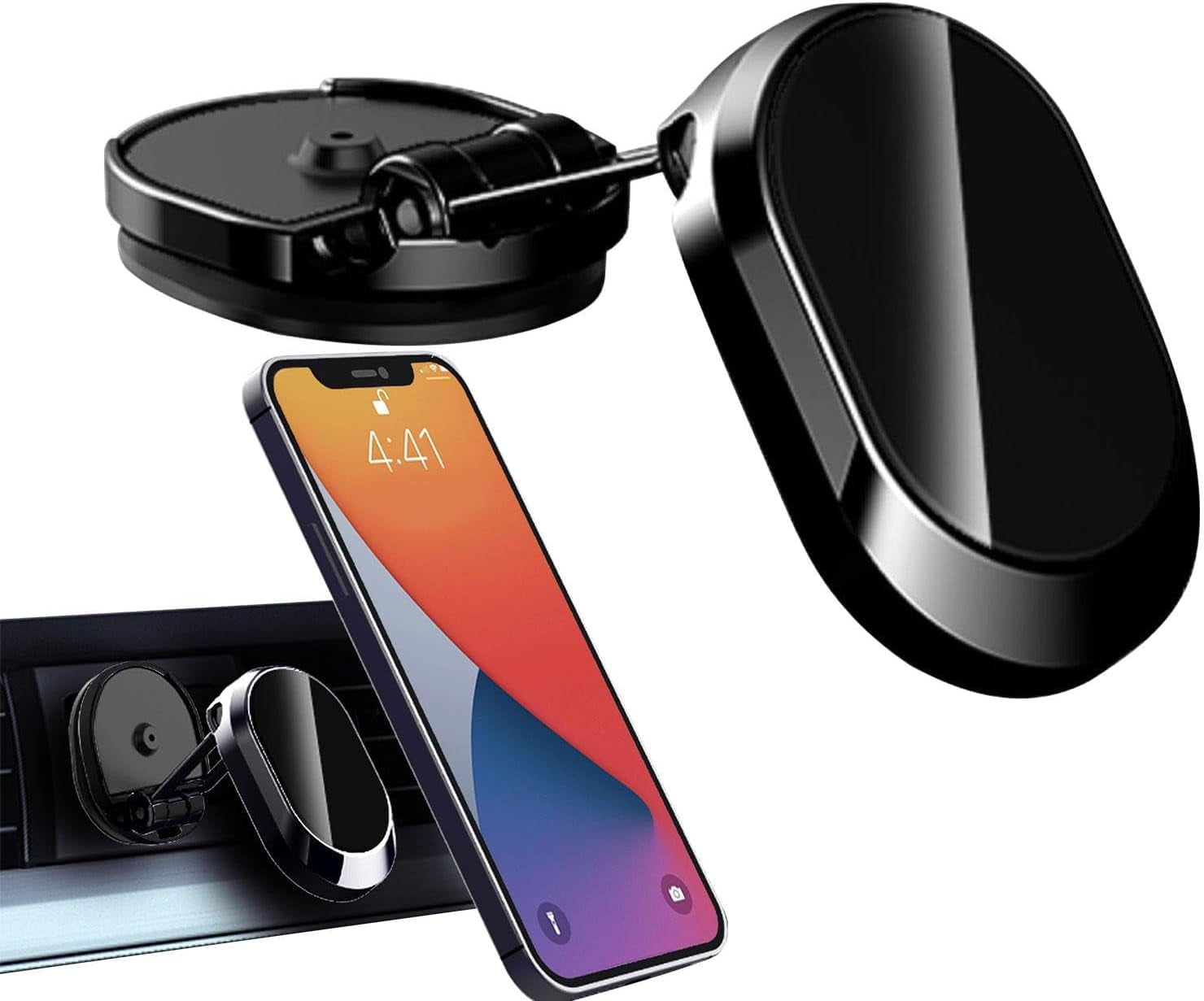 Magnetic Cell Phone Stand - Cell Phone Holder for Car,Dashboard Car ...