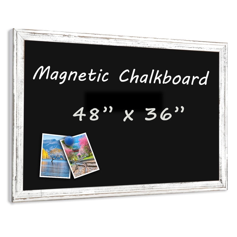 Magnetic Chalkboard Sign Board Large Chalkboard for Wall 48"x36 ...