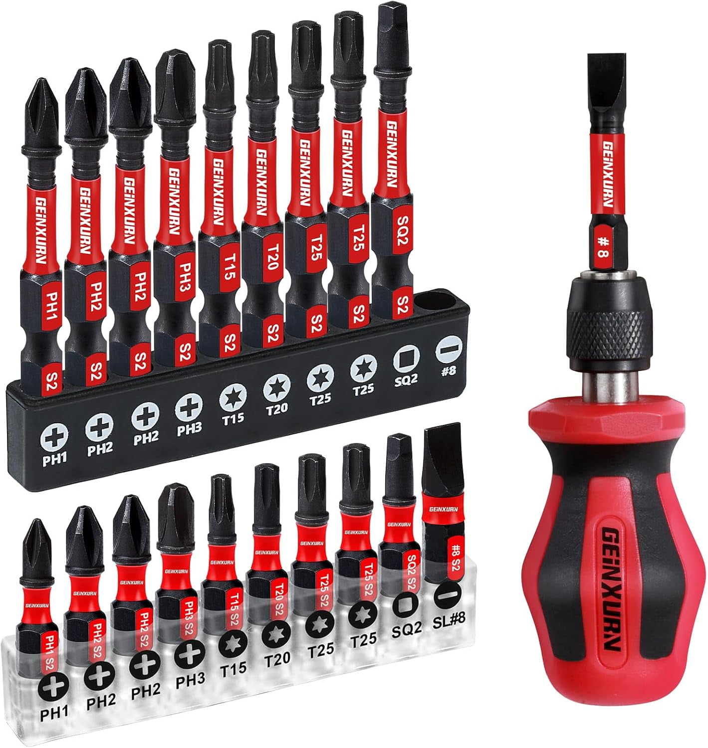 Magnetic Changeable Head Manual Screwdriver Set Include Quick Change ...