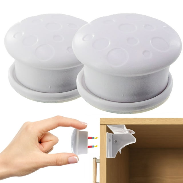 Magnetic Childproof Cabinet Lock Keys - 2pc Set - For Magnetic Drawer & Door Magnetic Safety ...