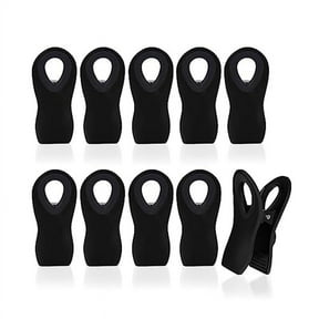 Thyme & Table 15-Piece Magnetic Bag Clip Set, Color-Coded Food Sealing ...