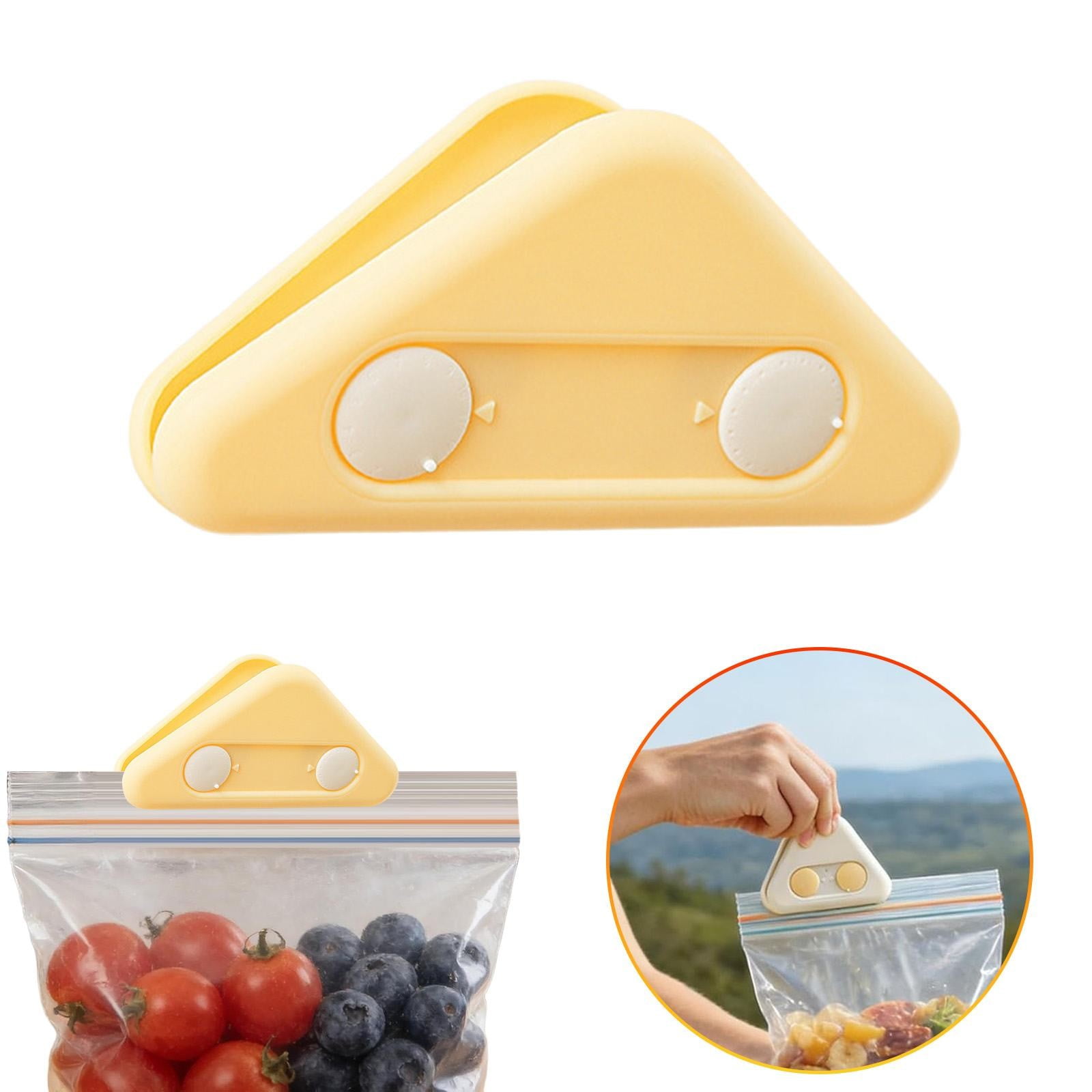 Magnetic Chip Clips with Adjustable Date Stamp, Airtight Bag Sealer for ...