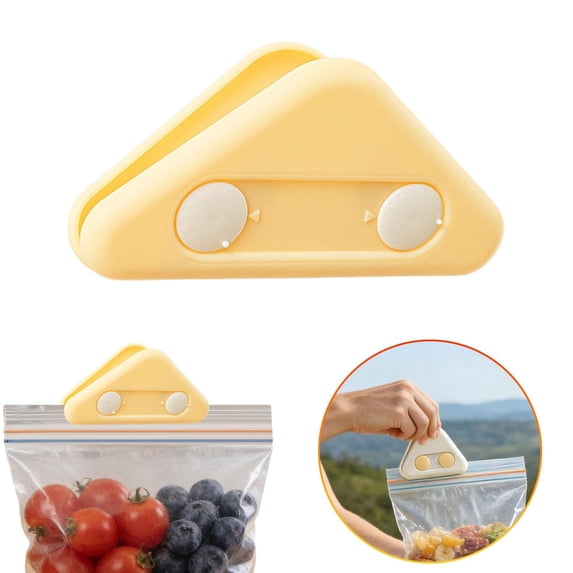 Magnetic Chip Clips with Adjustable Date Stamp, Airtight Bag Sealer for ...