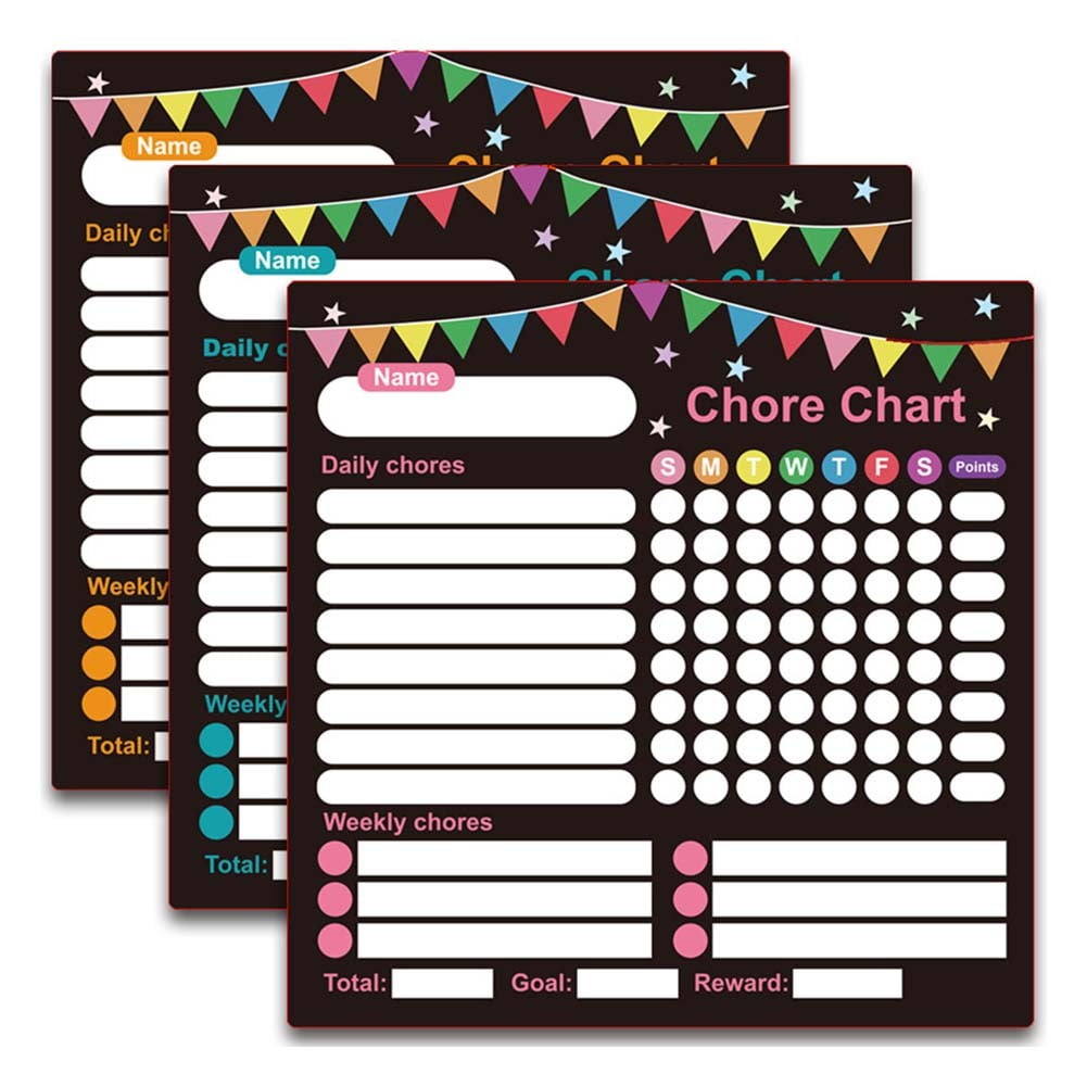 Magnetic Chore Chart Dry Erase Behavior Chart Chore Board For ...