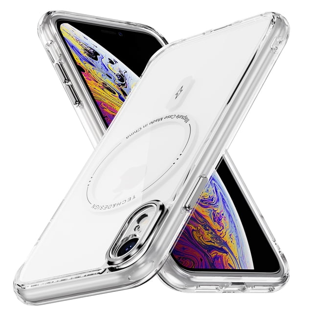 Magnetic Clear Compatible with iPhone XR Case, Military Grade Drop ...