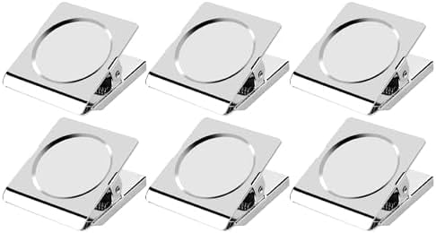 Magnetic Clips, 2.12 inches Heavy Duty Metal Magnet Clips for Hanging ...