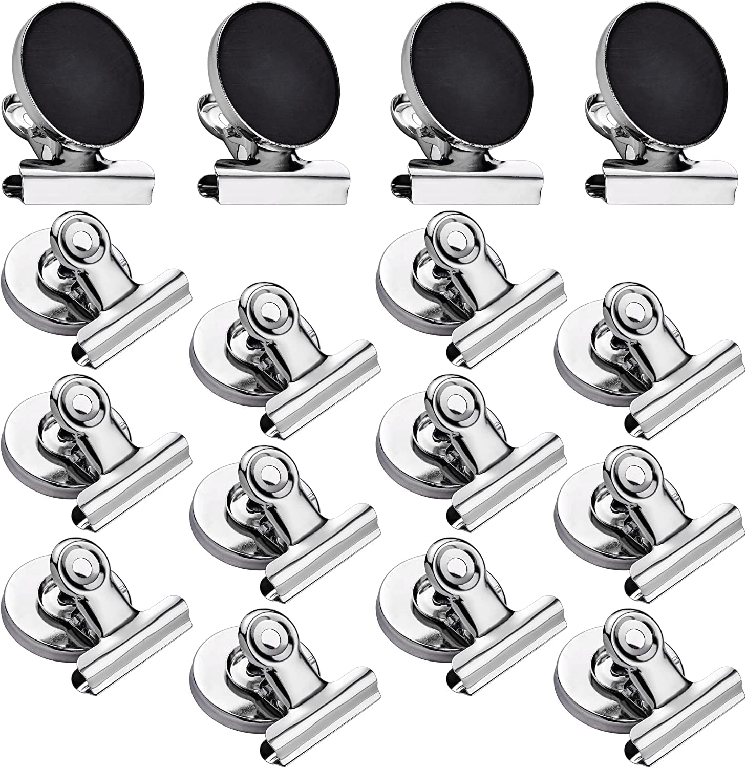 Magnetic Clips for Whiteboard & Fridge - 12 Pack Scratch-Free ...