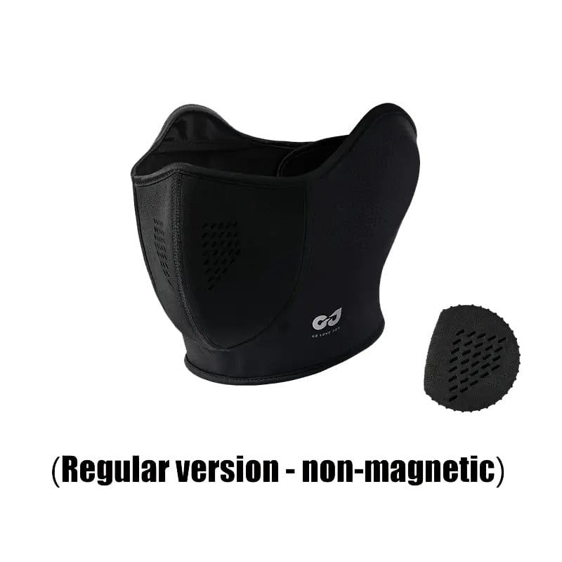 Magnetic Closure Winter Face Mask for Cycling - Windproof, Warm Fleece ...