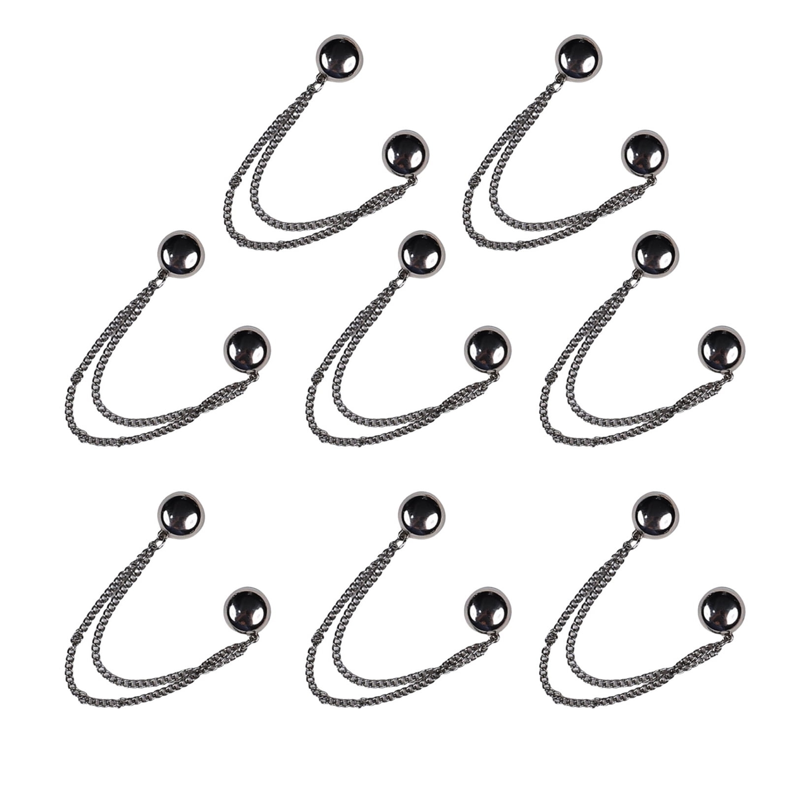 Magnetic Clothing Attachment Clips Trouser Leg Button Adjustable Pant ...