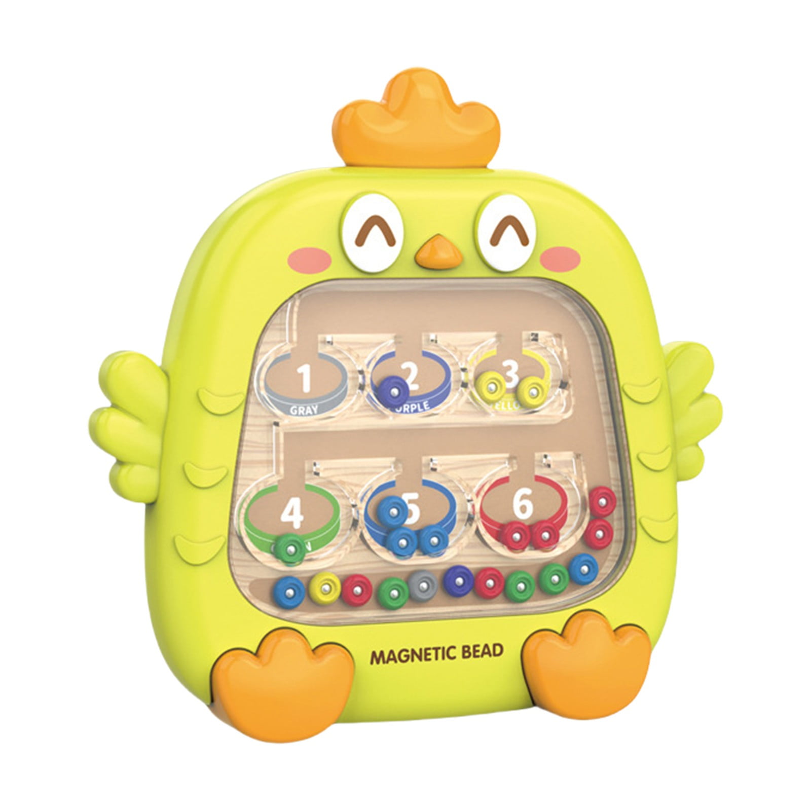 Magnetic Color and Number Maze, Chick Puzzle Activity Board, Fine Motor ...