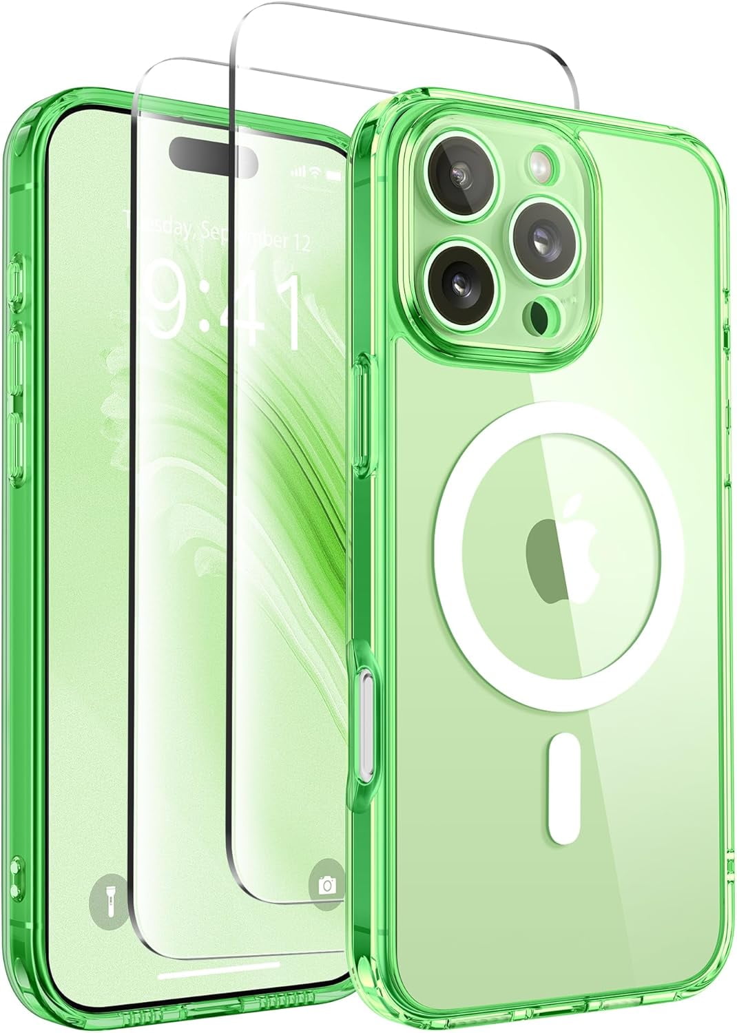 Magnetic Compatible with iPhone 16 Pro Case, Upgraded [Full Camera ...