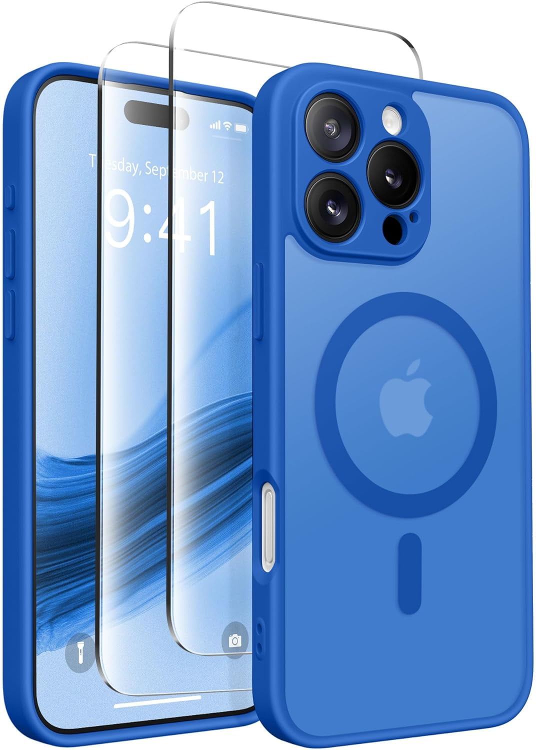 Magnetic Compatible with iPhone 16 Pro Max Case, Upgraded [Full Camera ...