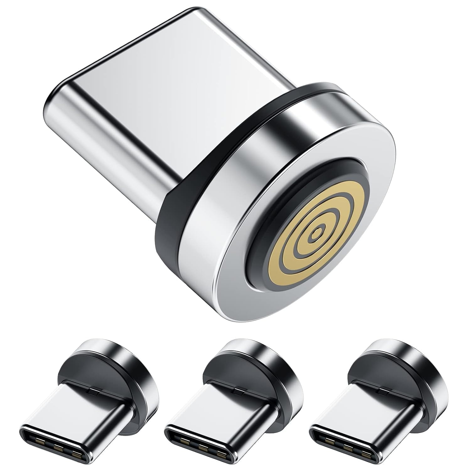 Magnetic Connector Tip Heads [4-Pack] USB C Magnetic Adapter Compatible ...