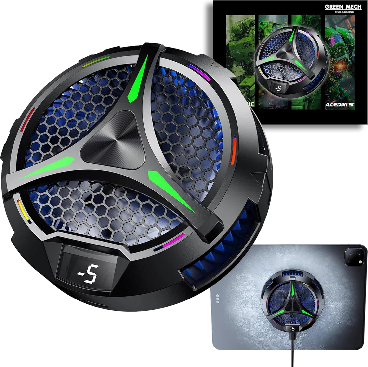 Magnetic Cooler for iPad,Tablet Cooler for ipad/Surface pro/Samsung Tab ...