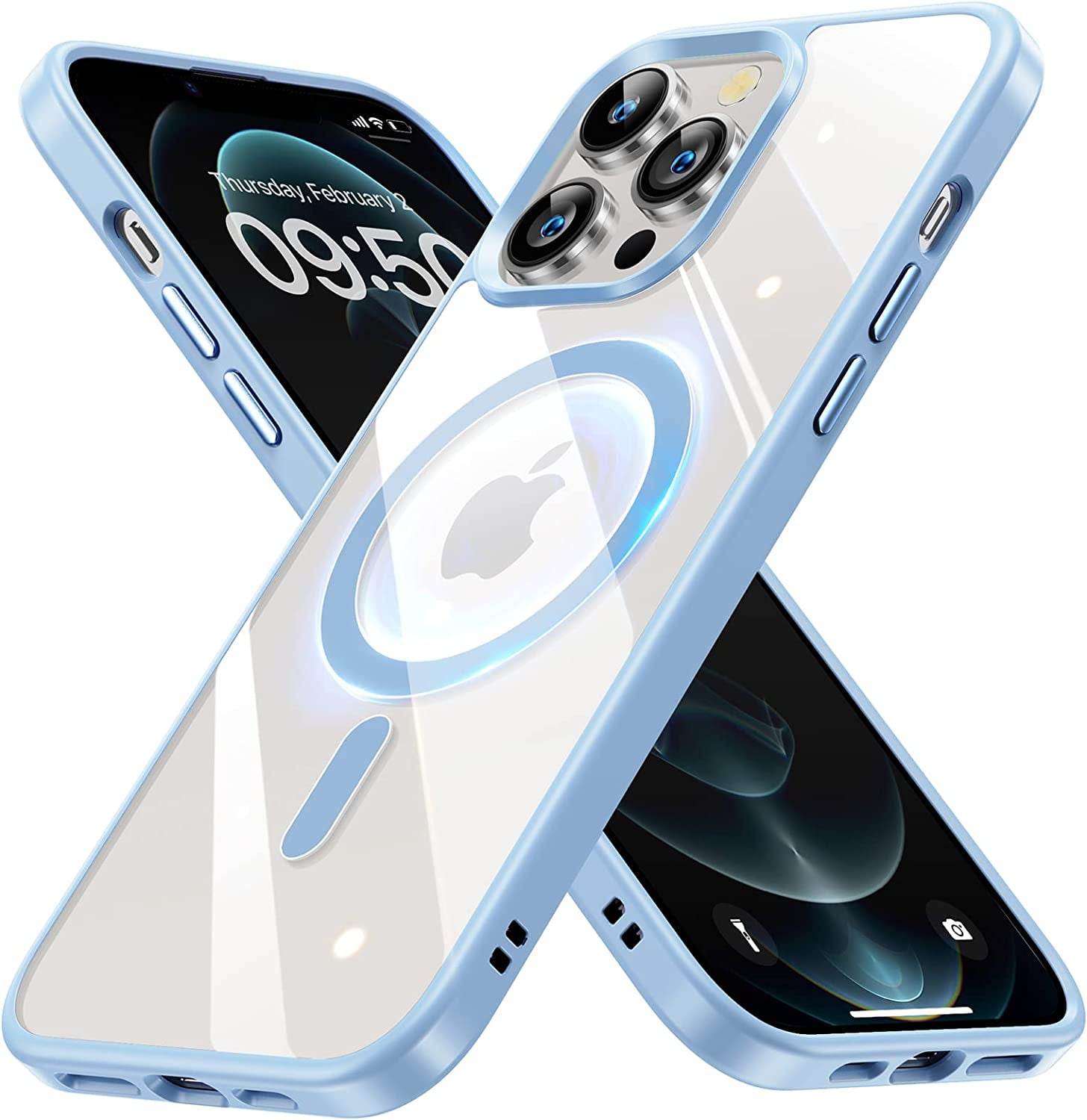 Magnetic Crystal Clear for iPhone 12/iPhone 12 Pro Case Magsafe ...