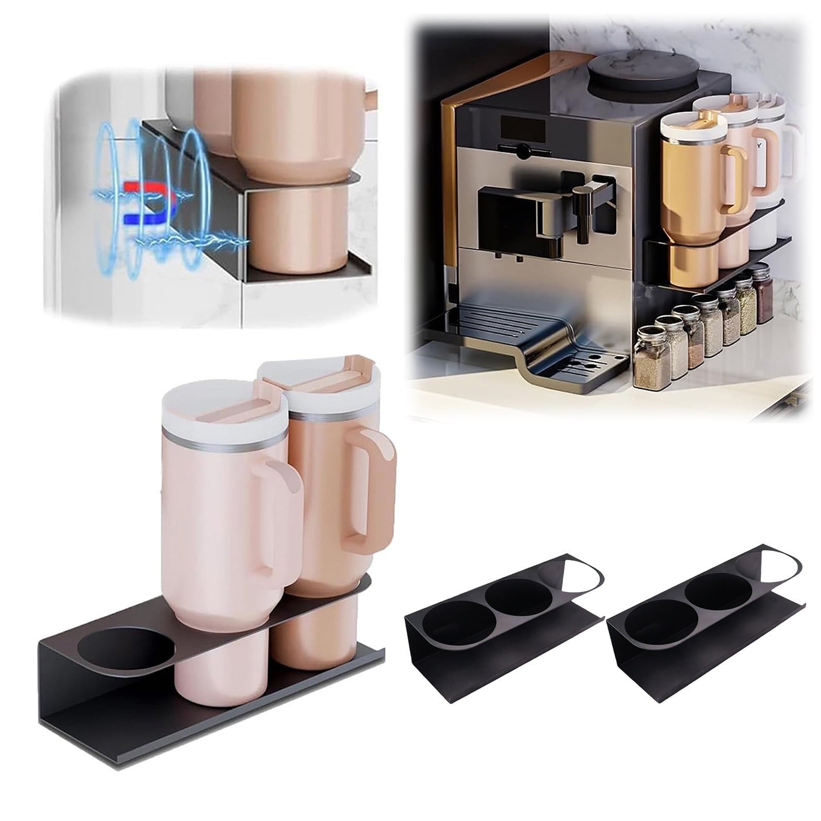 Cup Holder Heavy Duty 30oz 40oz Water Bottles Tumbler Organizer Storage ...