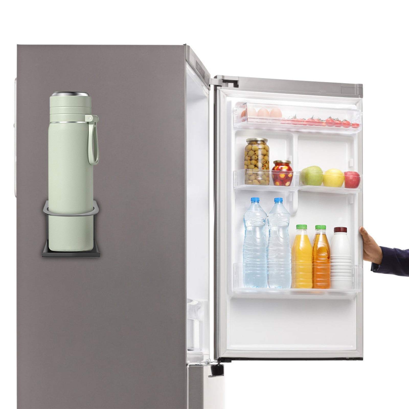 Magnetic Cup Holder,Magnetic Cup Storage Rack Holder for Fridge for ...