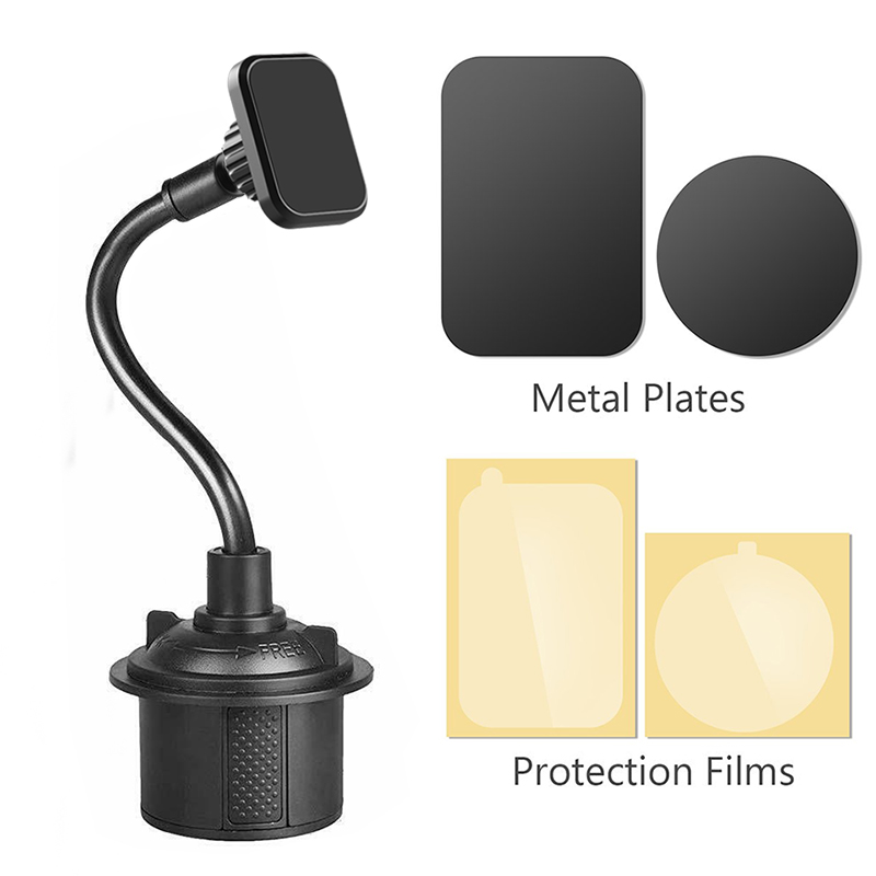 Magnetic Cup Holder Phone Mount Flexible Gooseneck Arm Car Cup Phone ...