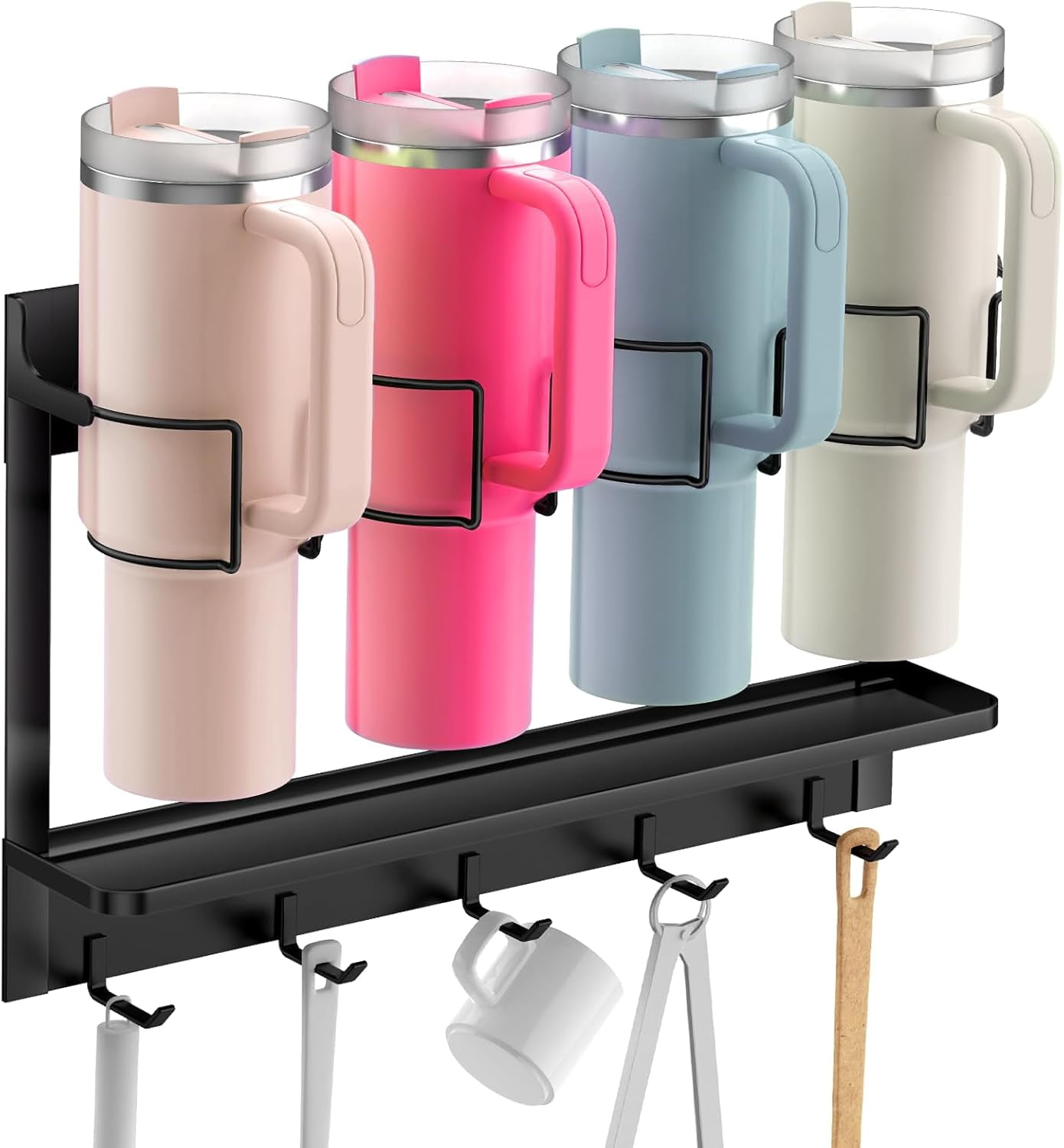 Magnetic Cup Holder for Stanley 20/30/40 oz, Water Bottle Organizer for ...