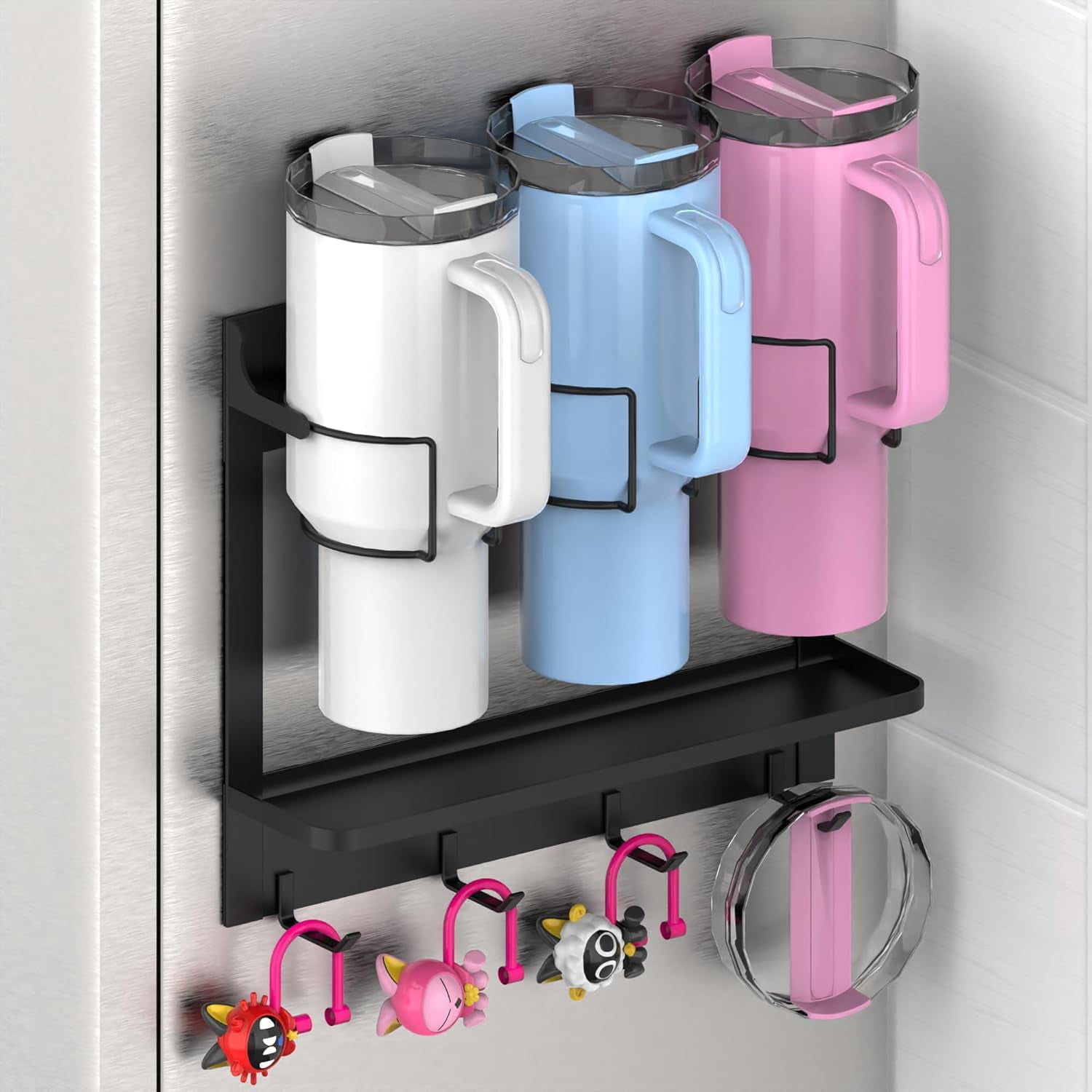 Magnetic Cup Storage Organizer Holder for Stanley 30/40 oz Tumbler ...