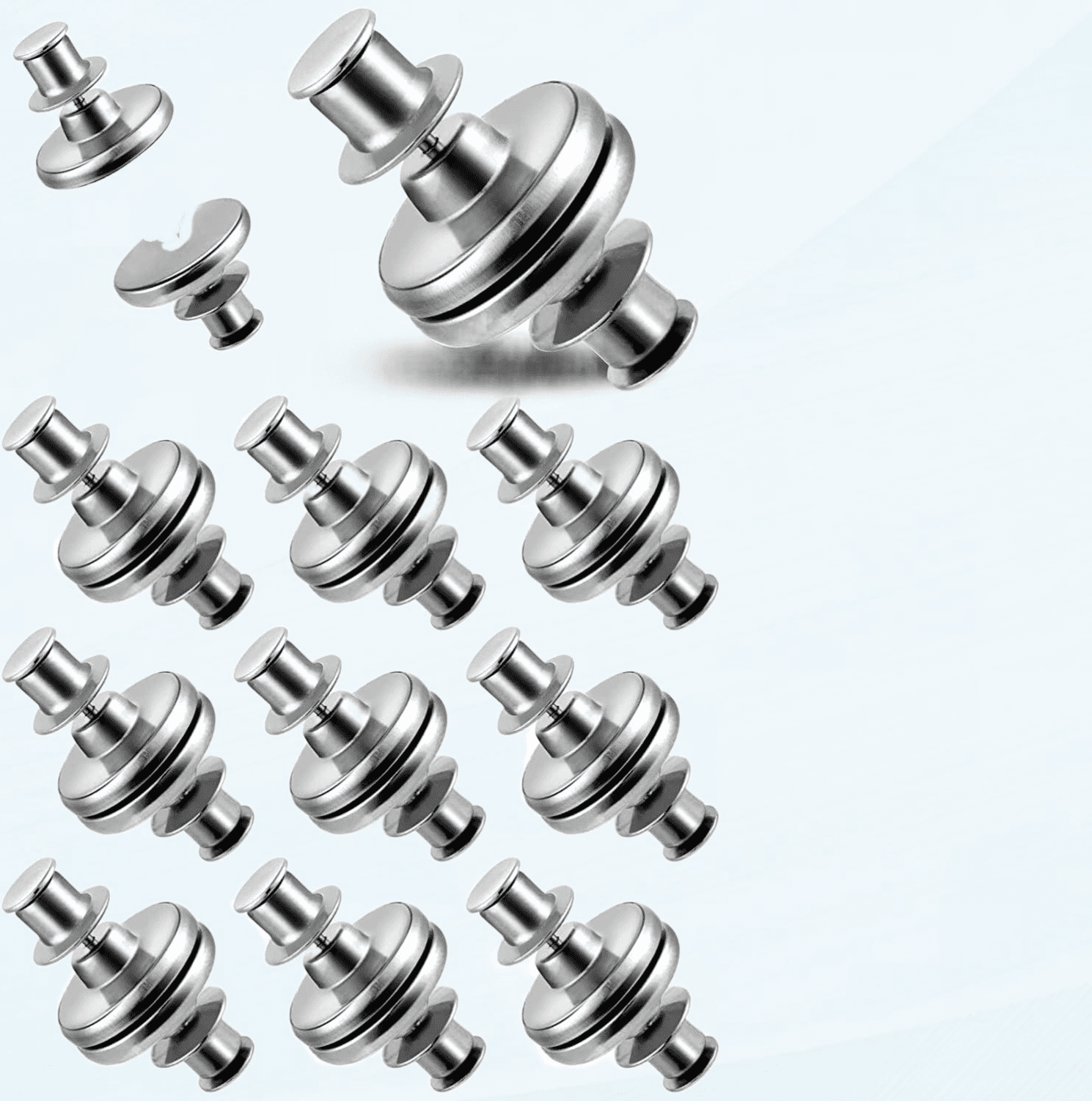 Magnetic Curtain Clips - Set of 10 Pairs, Strong Magnets, Prevent Light ...