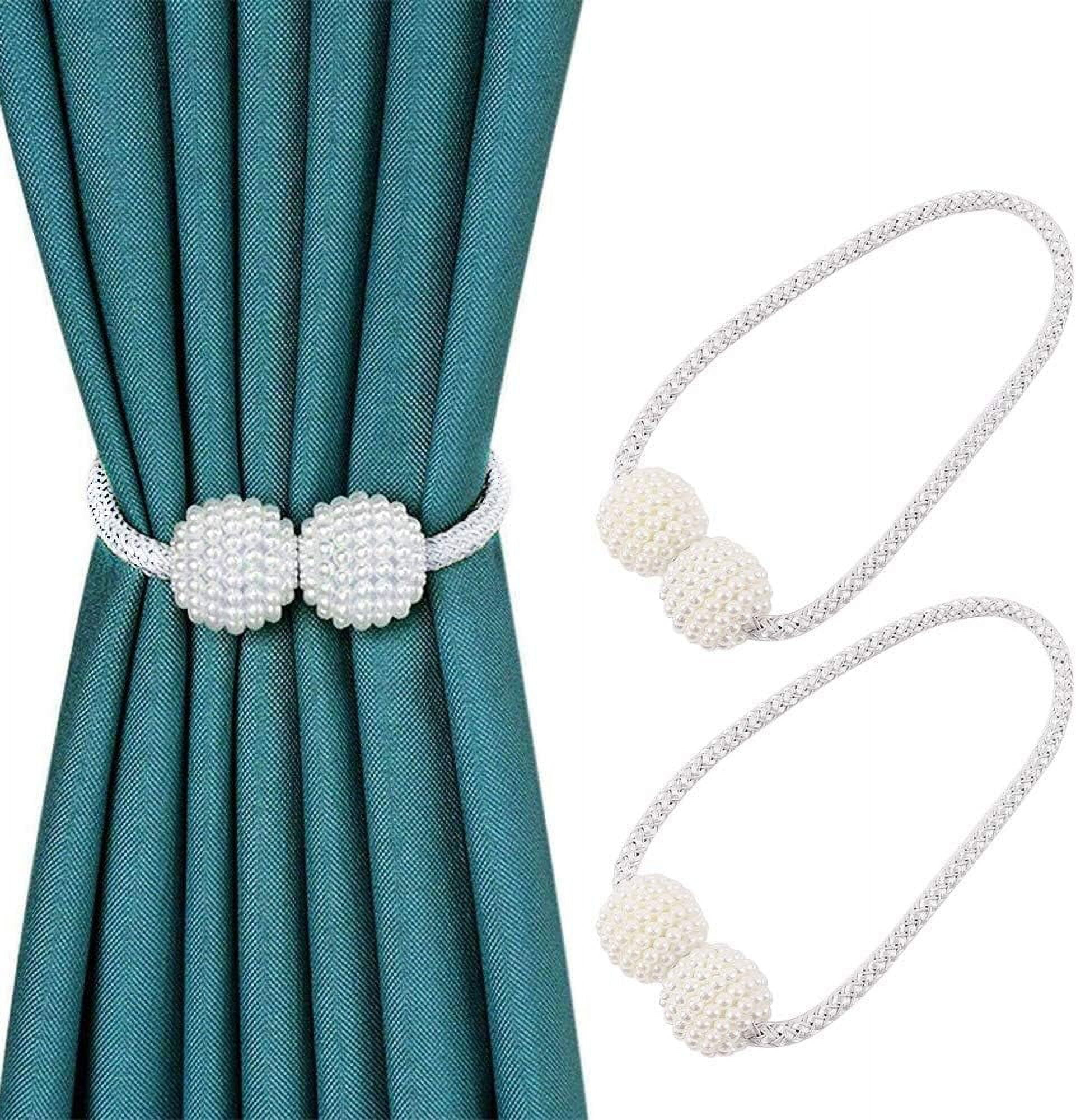 Magnetic Curtain Tie backs 2 Pcs Classy Drape Tiebacks Clips Holdbacks ...