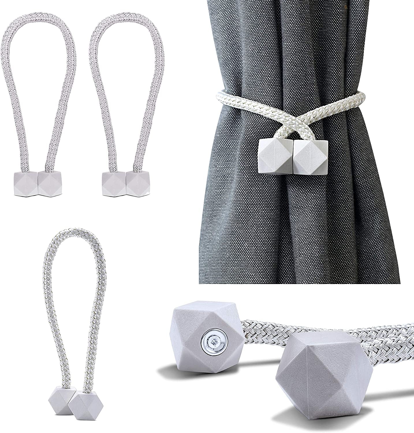 Magnetic Curtain Tiebacks | Curtain Holdbacks for Window | Curtain ...