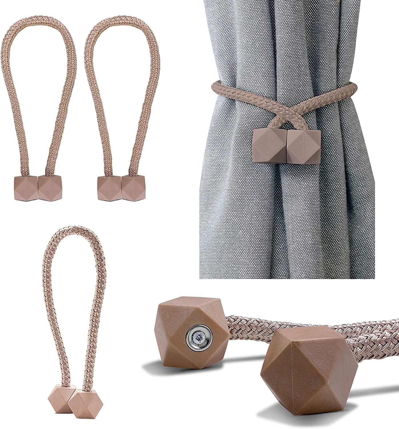 Magnetic Curtain Tiebacks | Curtain Holdbacks for Window | Curtain ...