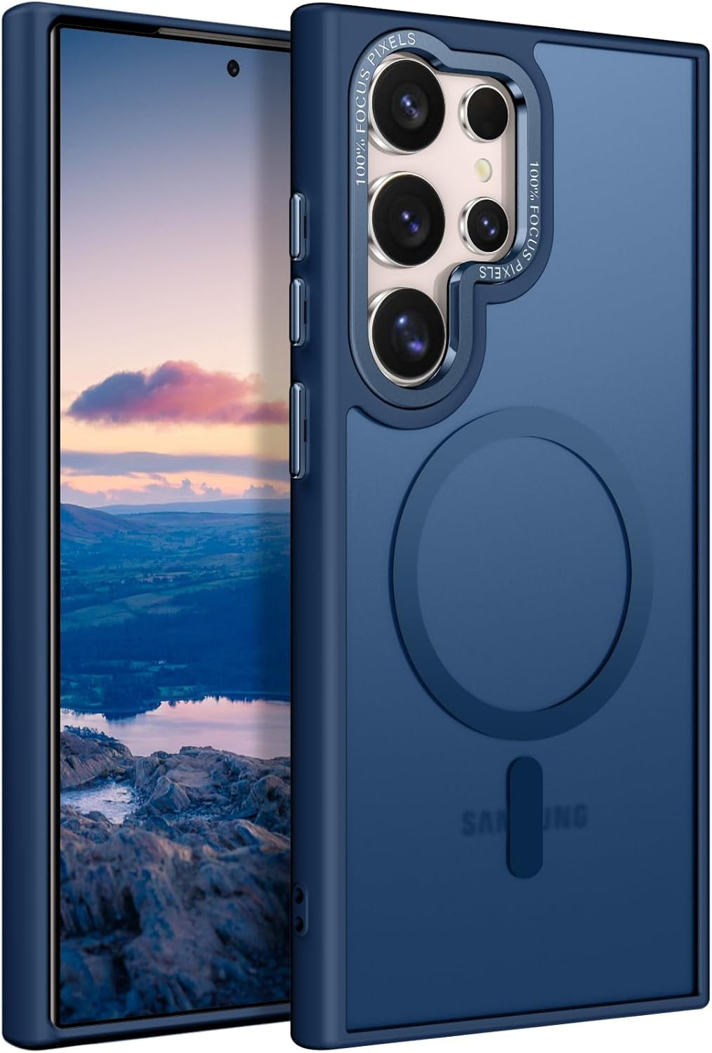 Magnetic Designed for Samsang Galaxy S24 Ultra Case [Military-Grade ...