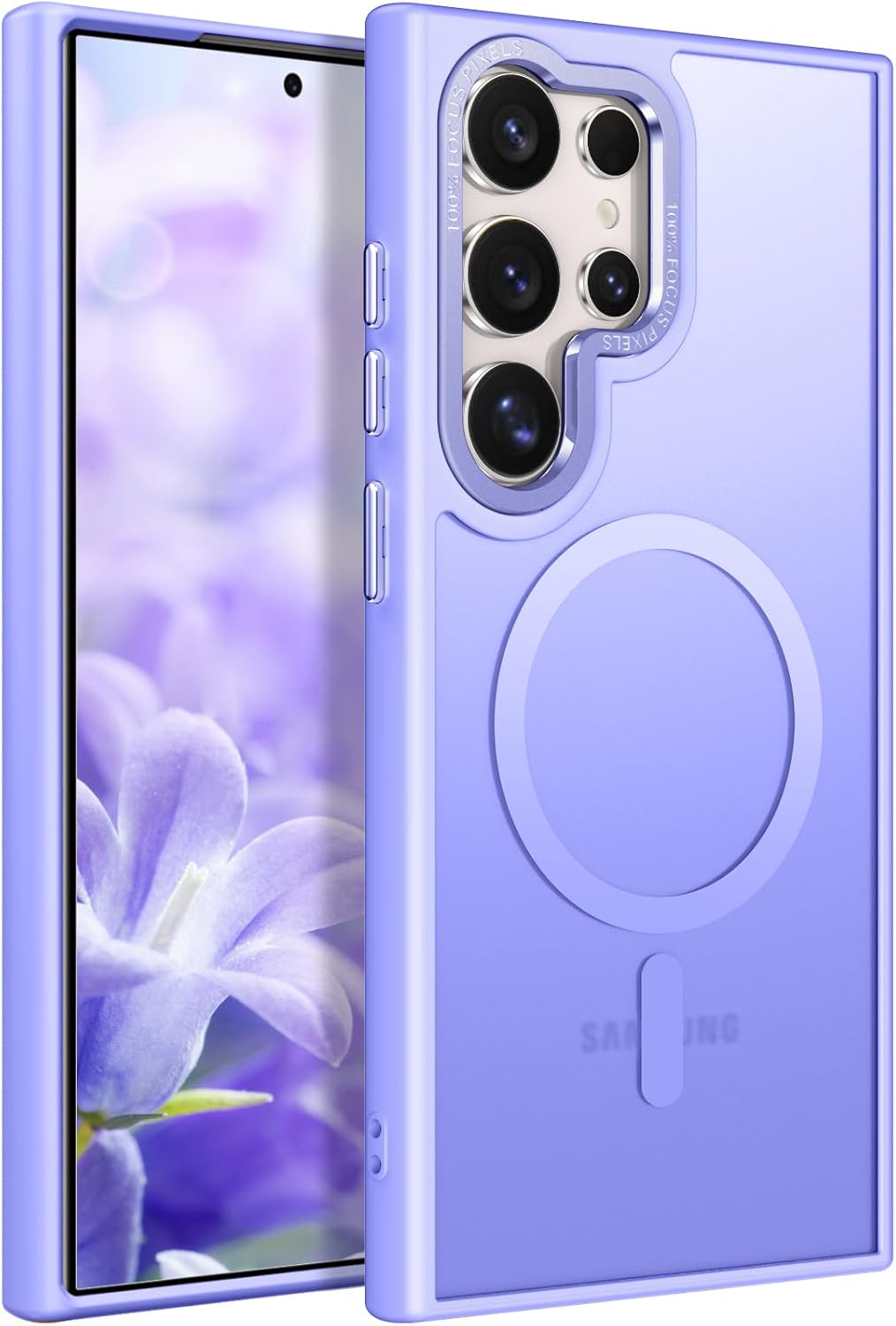 Magnetic Designed for Samsang Galaxy S24 Ultra Case [Military-Grade ...