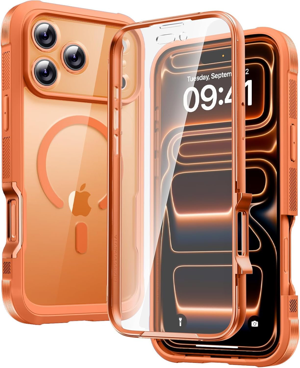 Magnetic Designed for iPhone 17 Pro Max Case Full Body Bumper ...