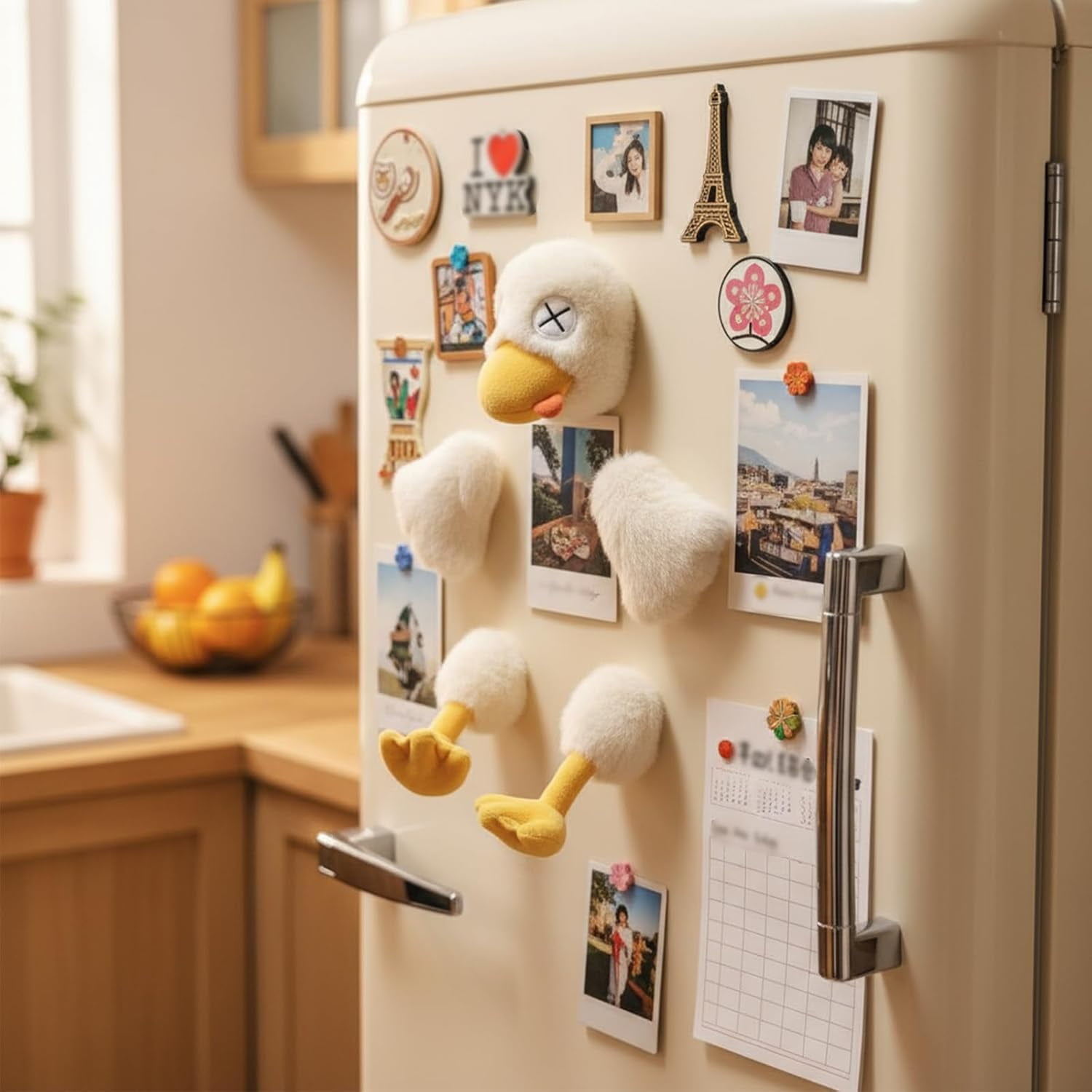 Magnetic Detachable Plush Duck Toy - 8 Inch Stuffed Animal with ...